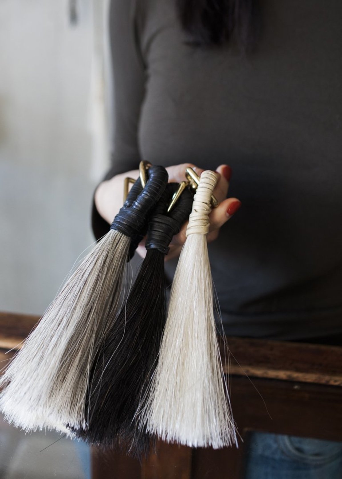 JULIA KHAN ANSELMO Laasso Big Bag Tassel | Garmentory