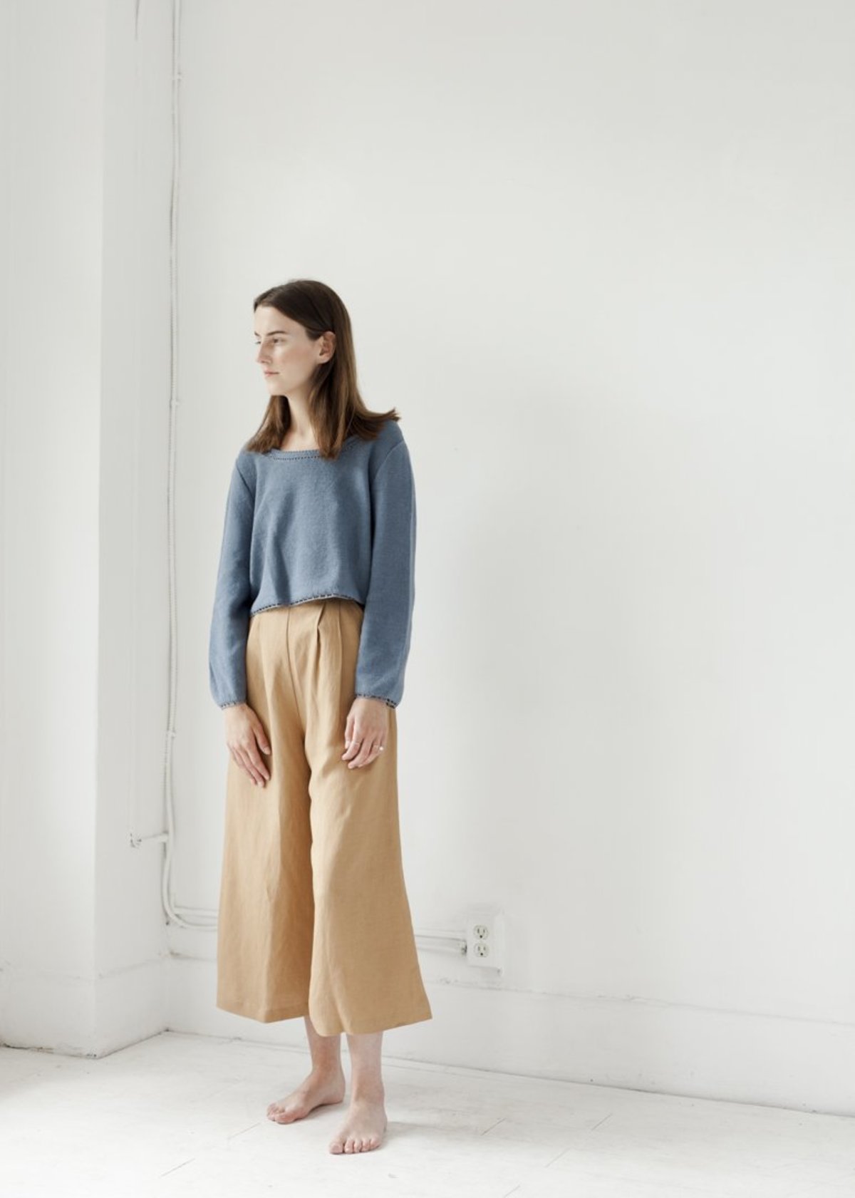 First Rite Crop Culotte | Garmentory