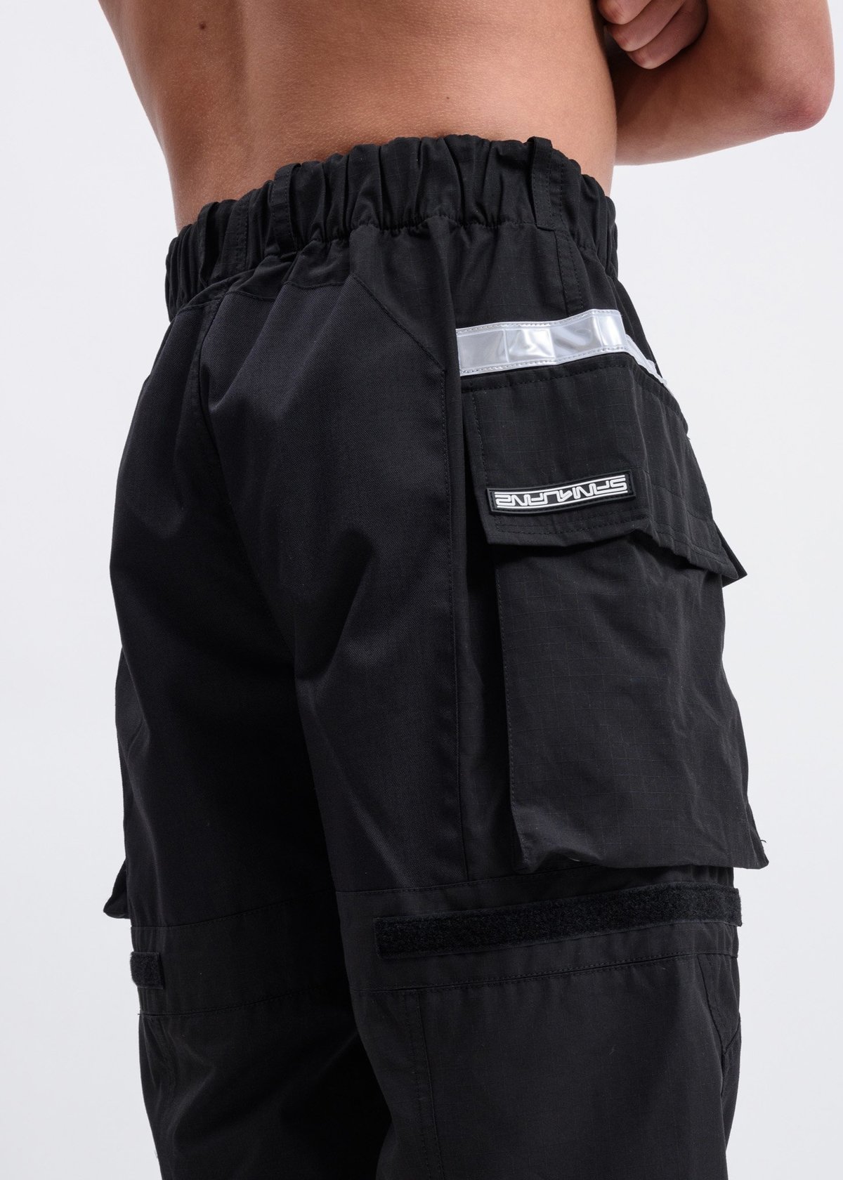 Sankuanz Kangaroo Pouch Pants - Black | Garmentory