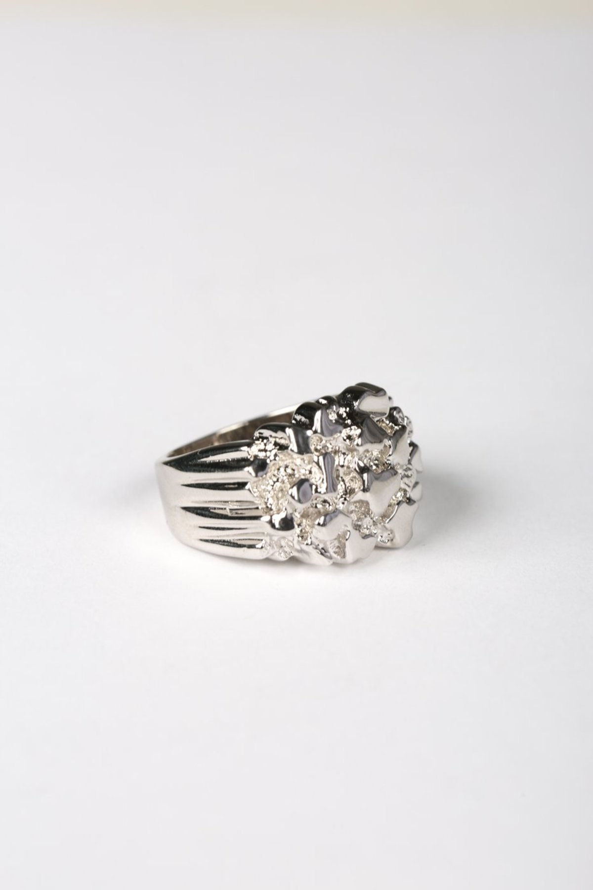 The Silver Stone Cluster Ring - Silver | Garmentory