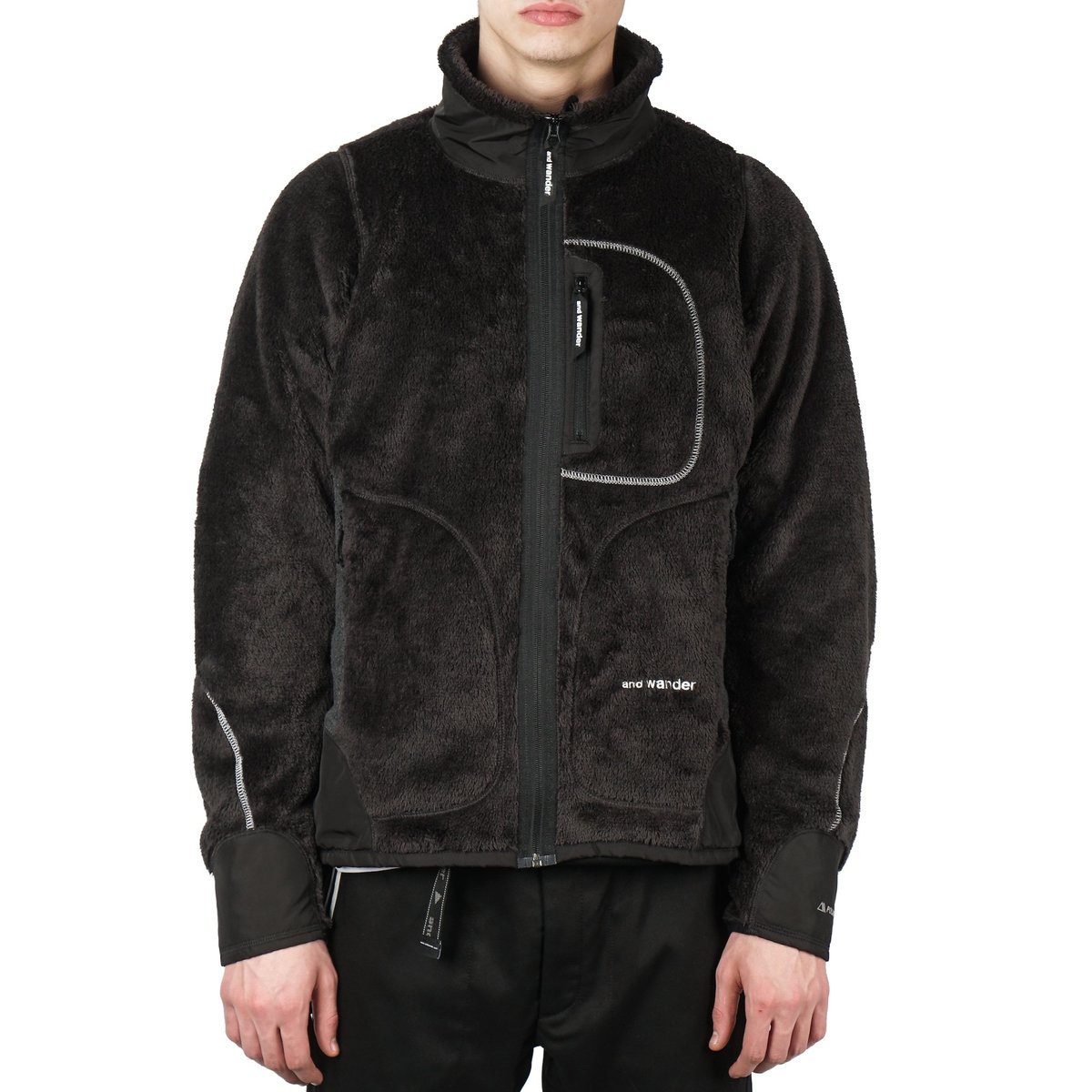 and wander High Loft Fleece Jacket - Charcoal | Garmentory