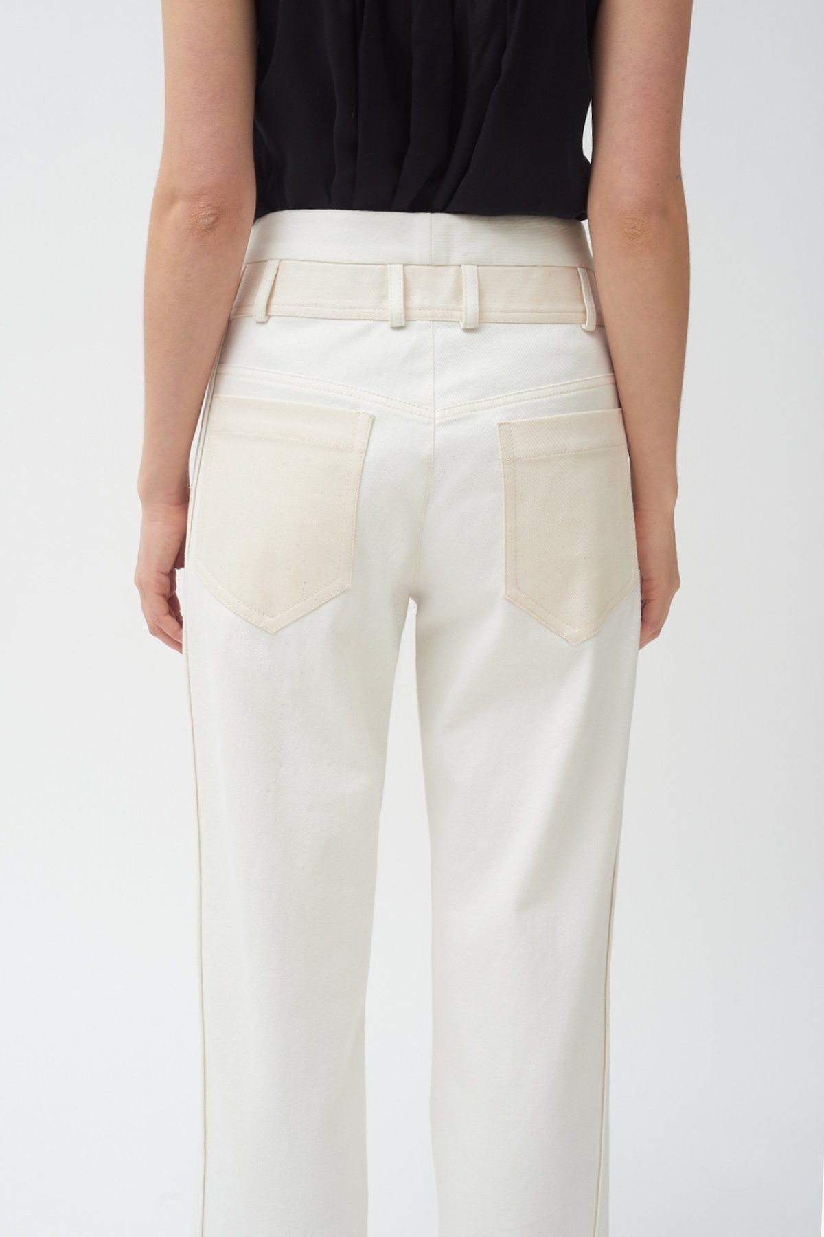 Colovos Side Panel Pant - White/natural | Garmentory