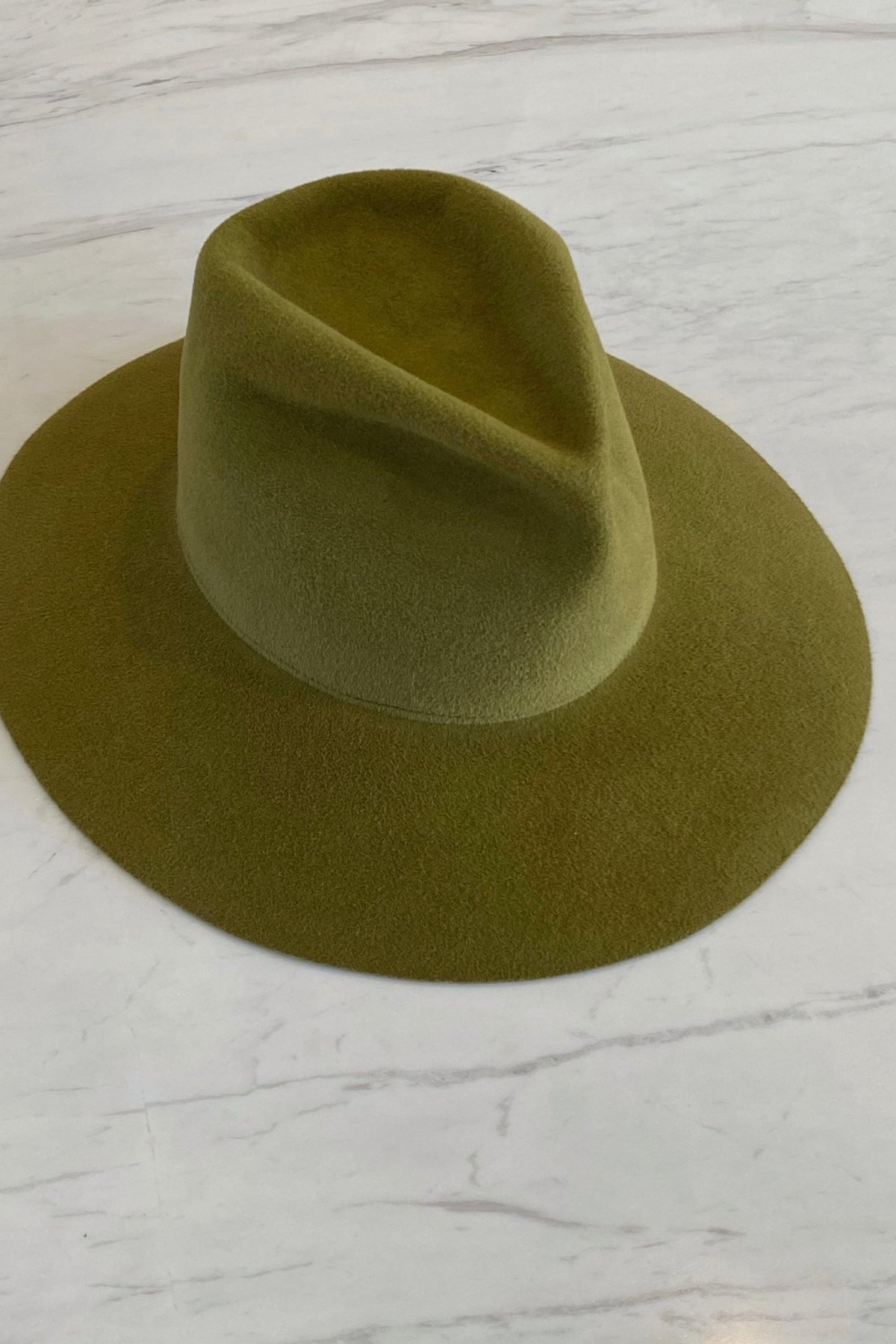 Clyde Wide Pinch Hat - Burnt Gold | Garmentory