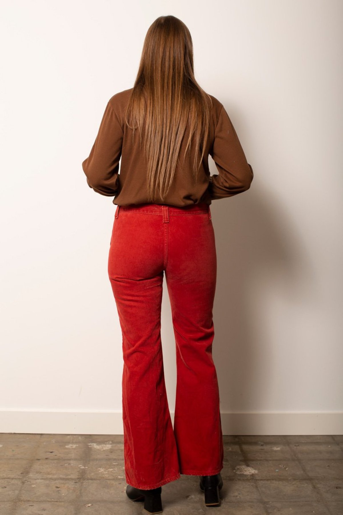 Vintage Flare Pants - Red | Garmentory