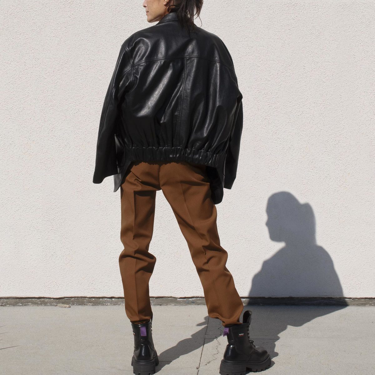 Ambush Relax Leather Jacket | Garmentory