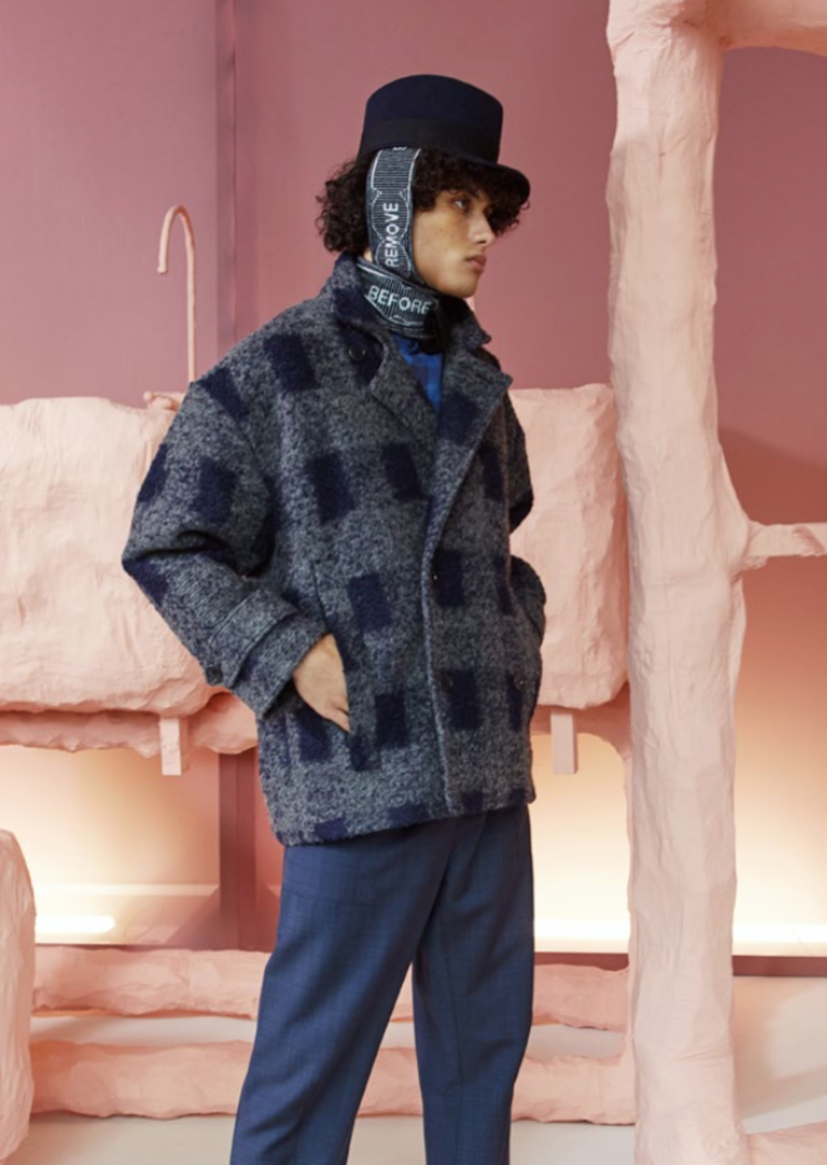 Henrik Vibskov Plumber Jacket - Blueberry Shake | Garmentory