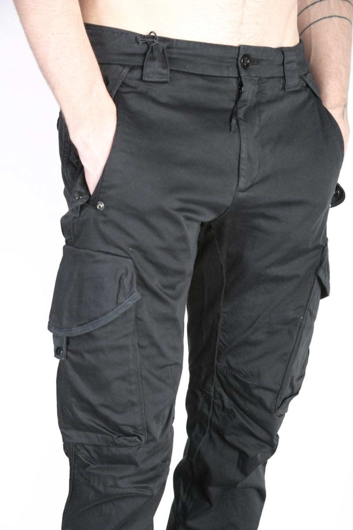 C.P. Company CARGO PANT - BLACK | Garmentory