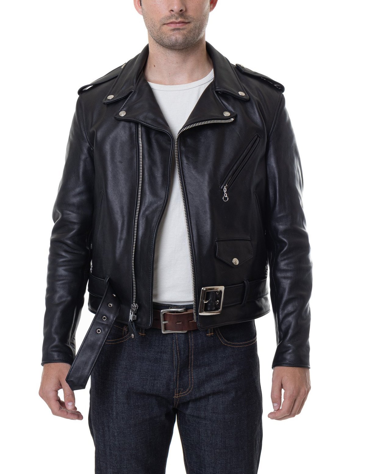Schott Classic Perfecto® Leather Motorcycle Jacket | Garmentory