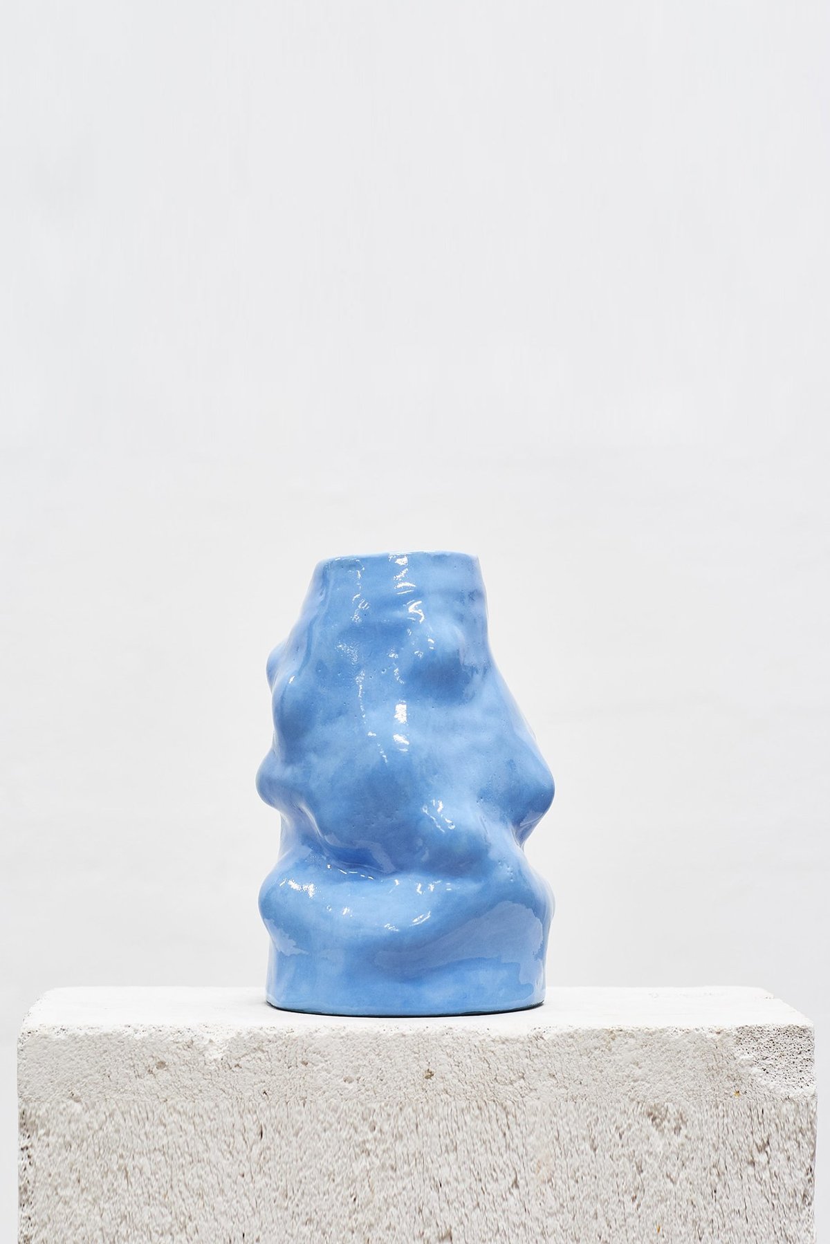 Siup Ceramic Bubble Vase - Blue | Garmentory