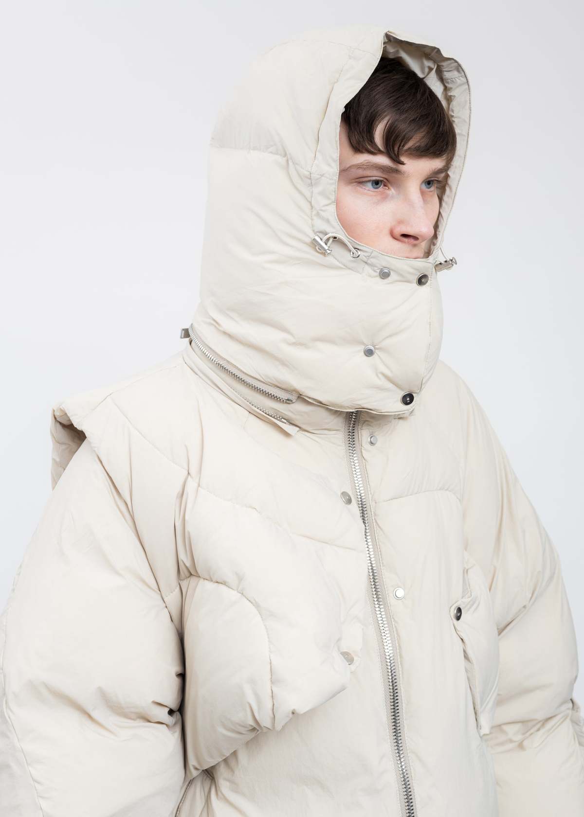 Heliot Emil Stone Scarf Puffer | Garmentory