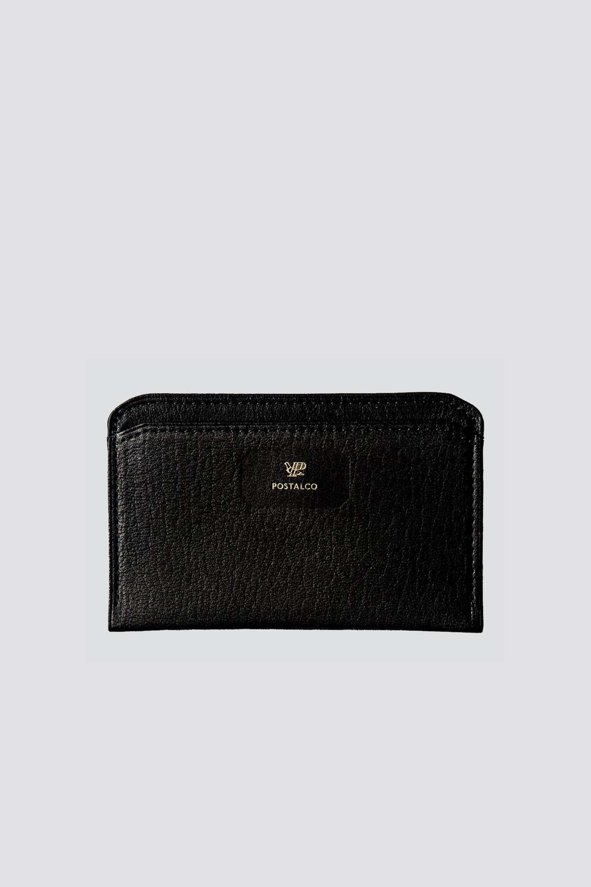 Postalco Lamp Deerskin Flat Wallet - Black | Garmentory