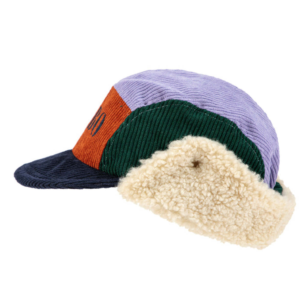 Kids Bobo Choses Child Colour Block Corduroy Cap - Multicolour | Garmentory