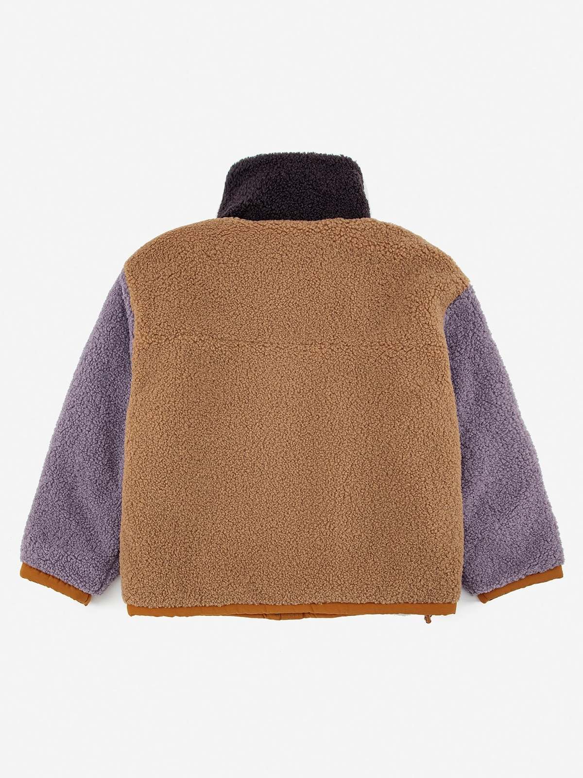 Bobo Choses Colorblocked Padded Shearling Jacket | Garmentory