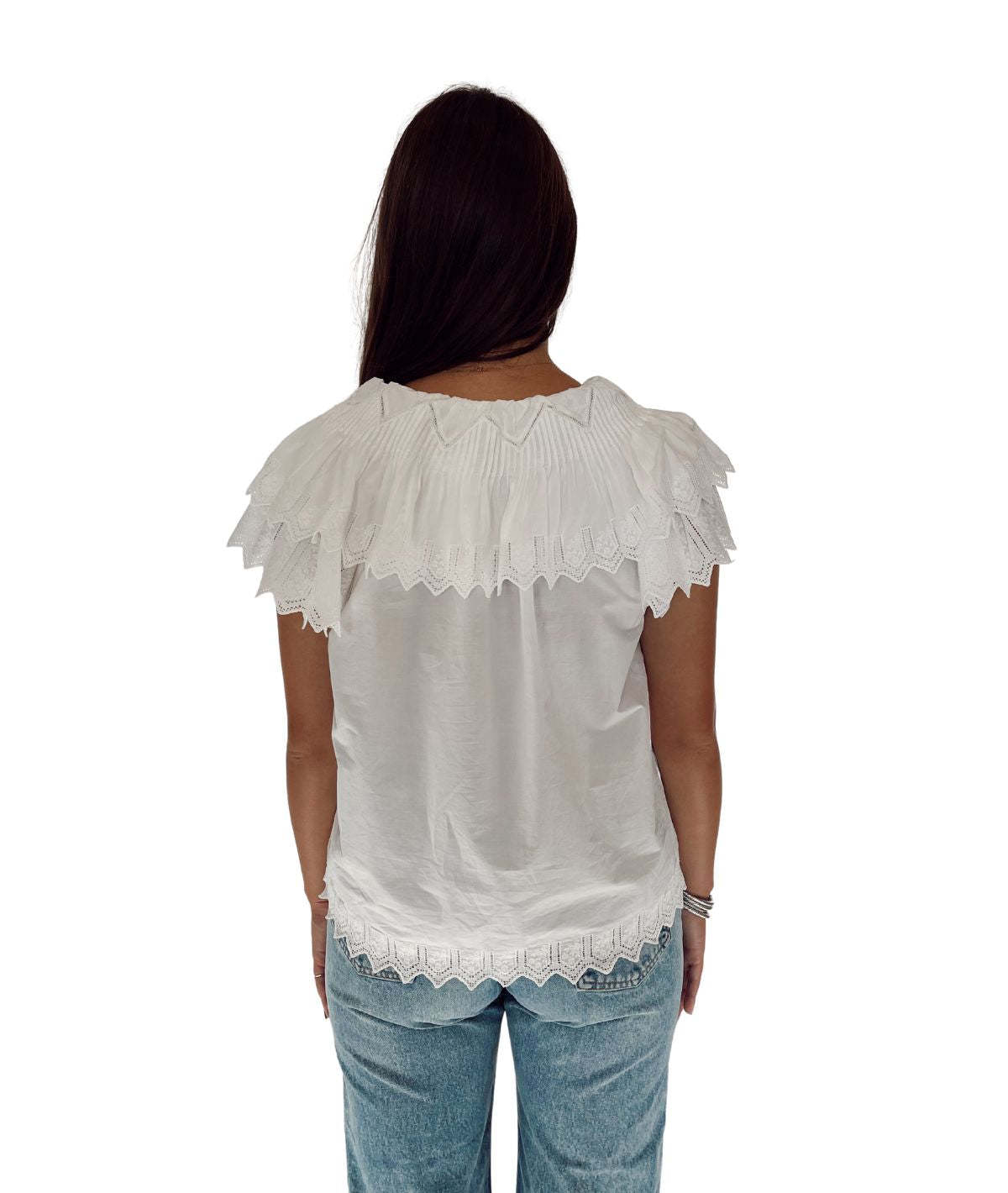 Ulla Johnson Lea Top - Pristine | Garmentory