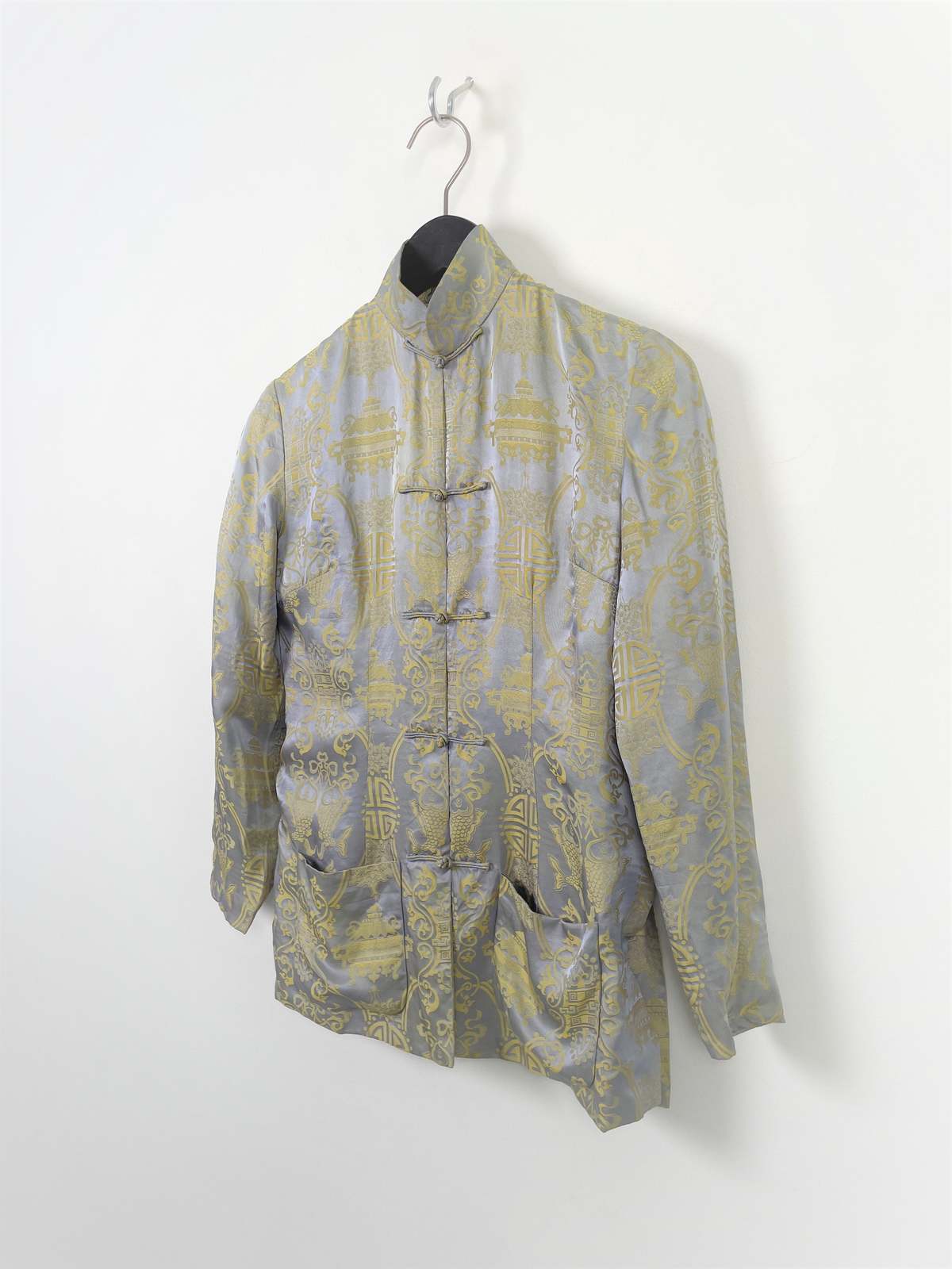 Shanghai Tang Silk Jacquard Tang Jacket | Garmentory