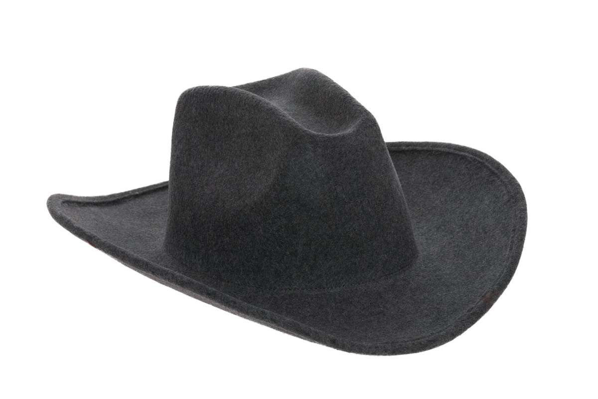 Clyde Cowboy Hat - Charcoal Wool | Garmentory