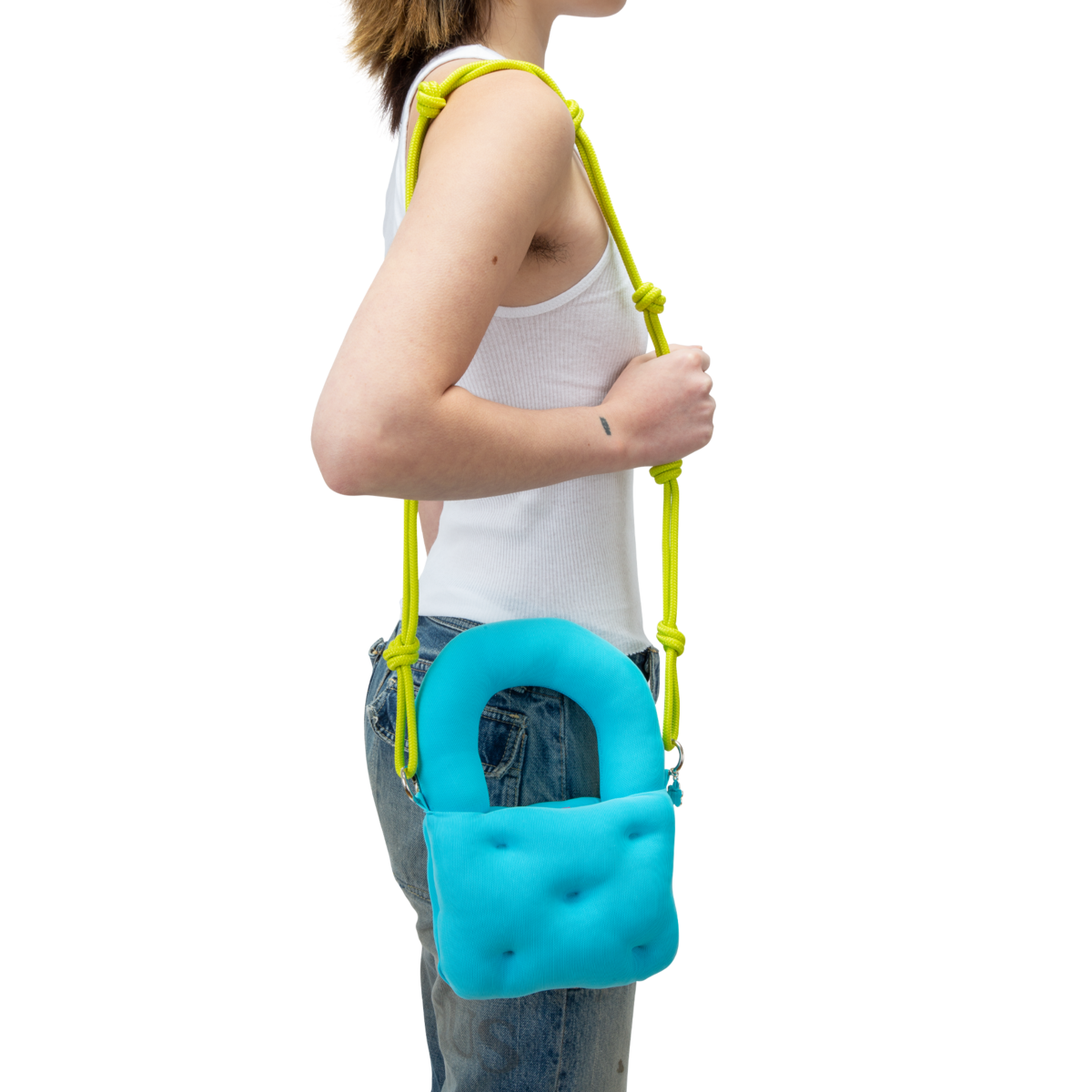 Marshall Columbia Mini Plush Purse - Turquoise | Garmentory