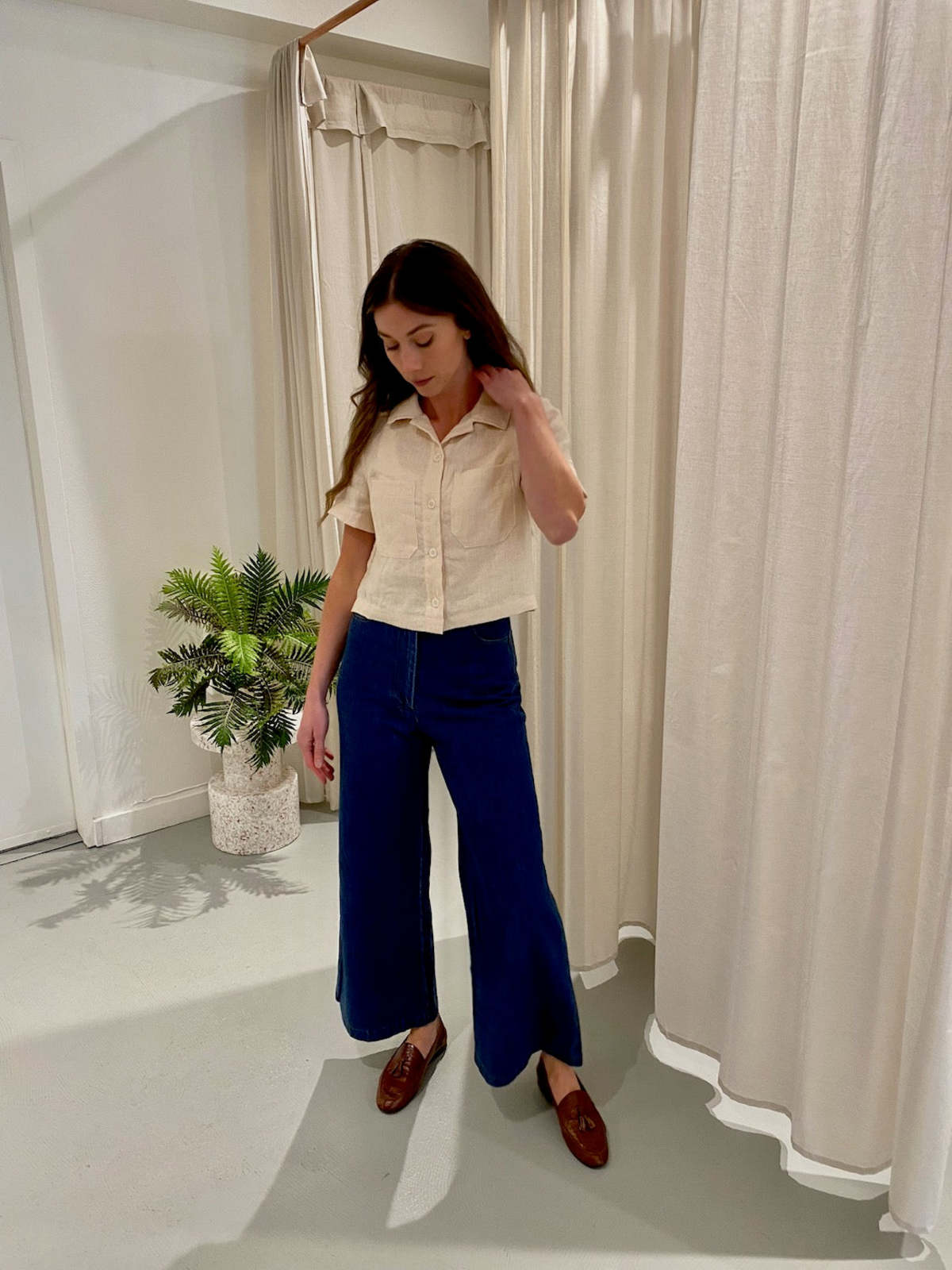 SELVA / NEGRA Ollie Pant - Marisol Denim | Garmentory